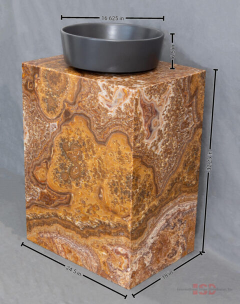 Multi-Color Onyx Vanity - International Stone Distributor